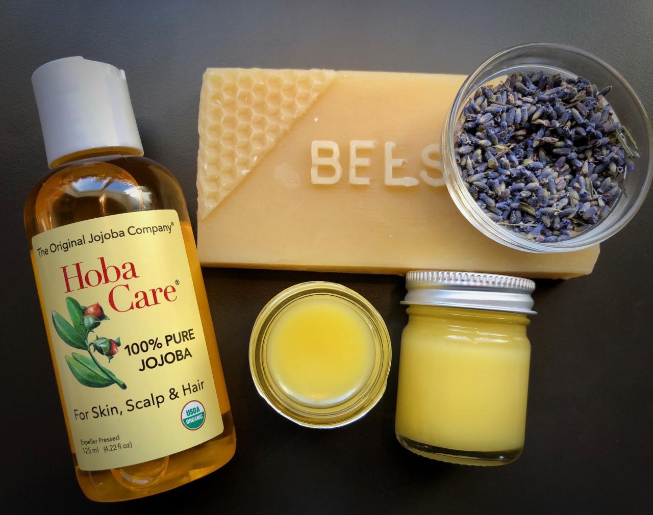 How to Make Lavender Salve with Jojoba Oil & Beeswax: Recipe