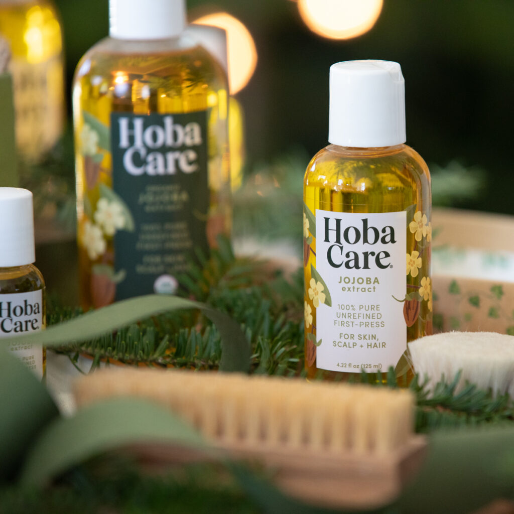 HobaCare Golden Hair and Skin Jojoba Oil - 4 fl oz