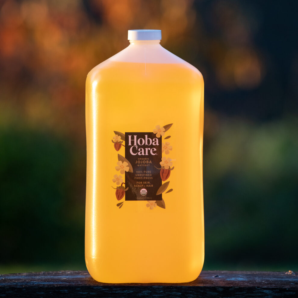 Hobacare Organic Jojoba Oil - 128 oz Professional Gallon